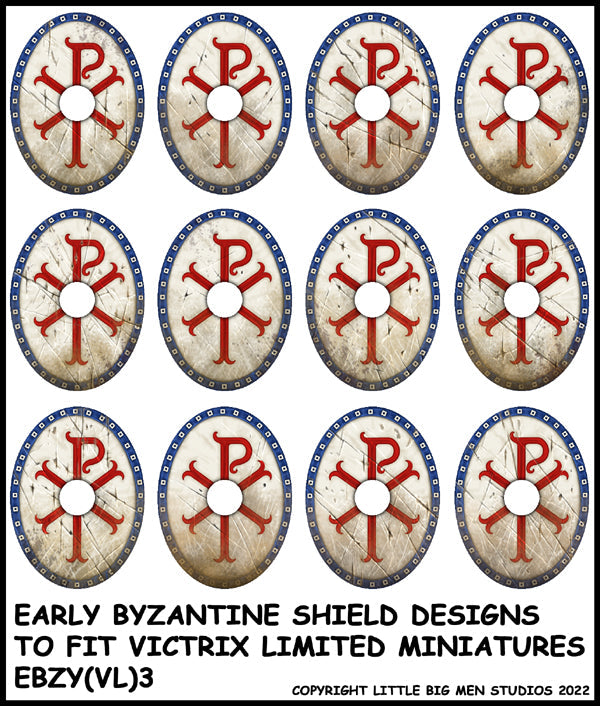 Early Byzantine Shield Designs 3 - Little Big Men Studios