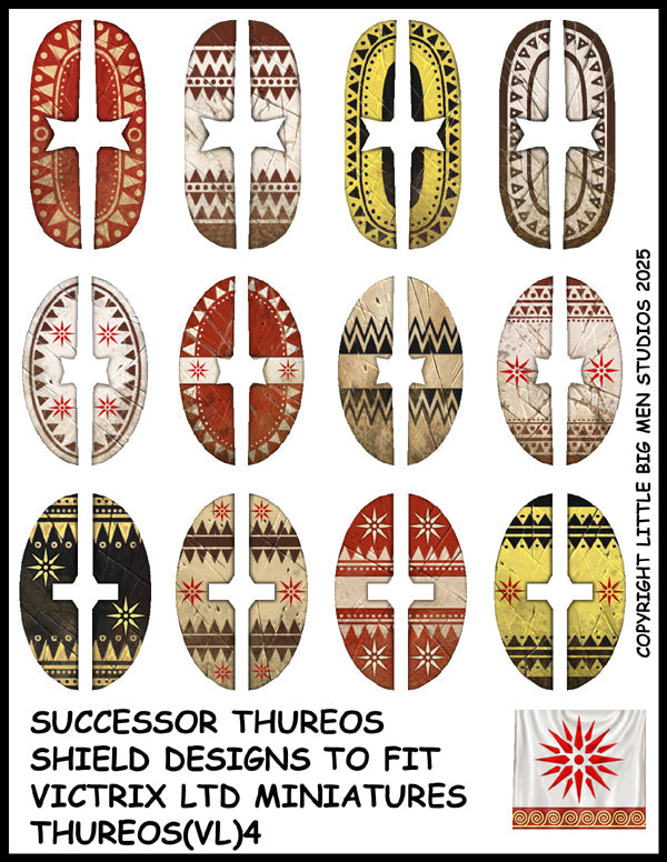 Successor Thureos shield designs 4 - Little Big Men Studios