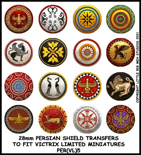 Persian Shield Transfers 5 - Little Big Men Studios