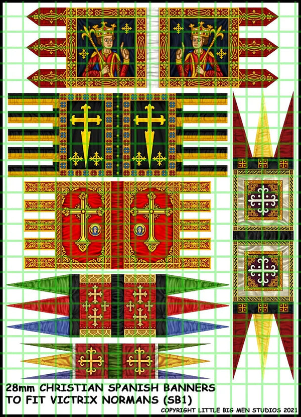 Spanish Banner Sheet 1 - Little Big Men Studios