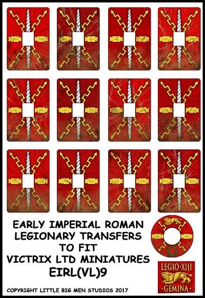 Early Imperial Roman Legionary Shield Transfers 9 - Little Big Men Studios